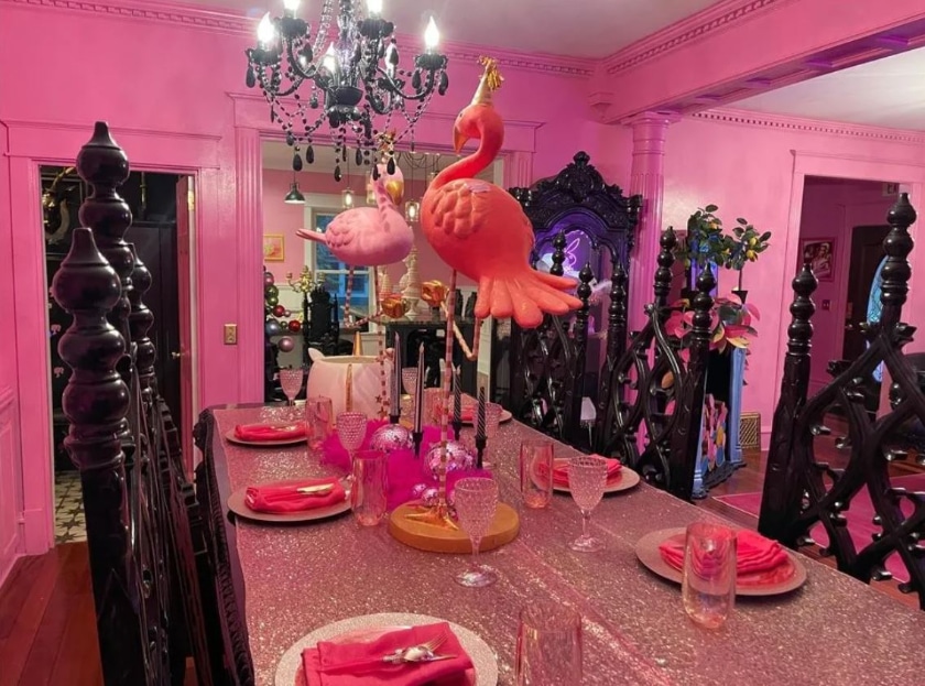 Pepto Pink Goth Barbie Dreamhouse For Sale in Wisconsin