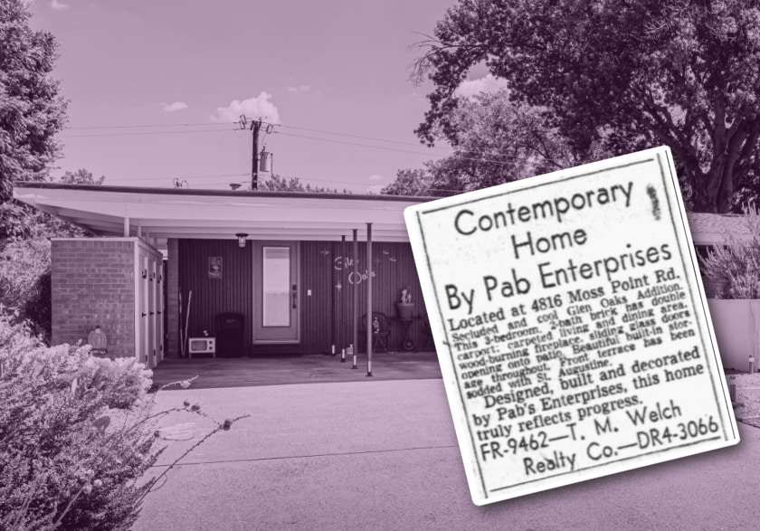 This Midcentury on Moss Point is a Glen Oaks Home That is Oh So Oak Cliff